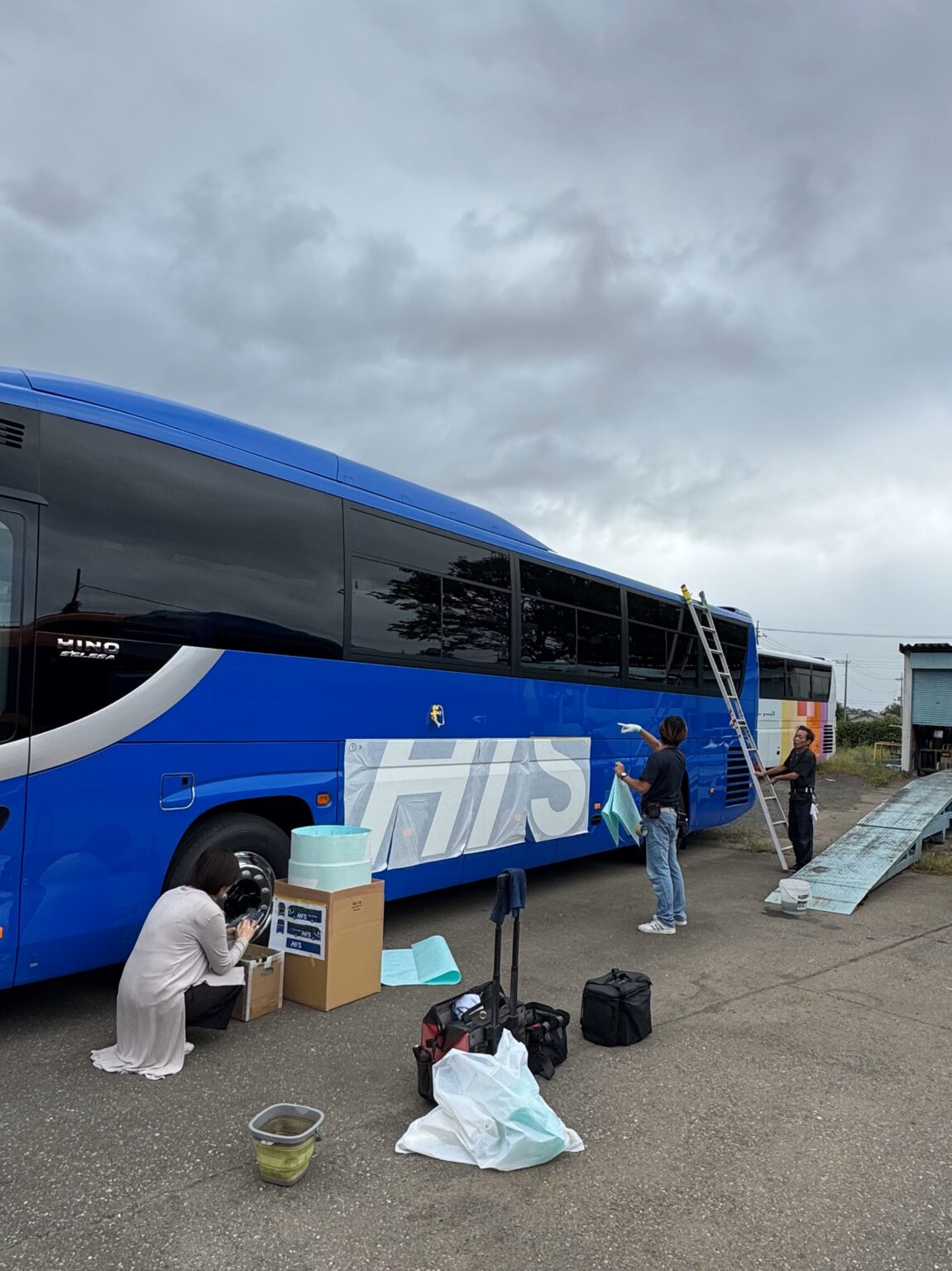 納車前「二次架装工場」視察 - 中央交通株式会社中央交通株式会社